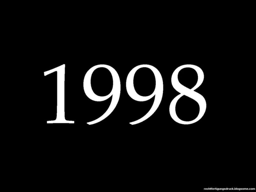 映画公開年別マイベスト 1998年 | 未来の美術館